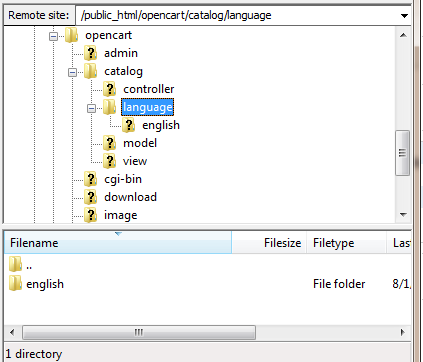 Multiple Languages - OpenCart Documentation